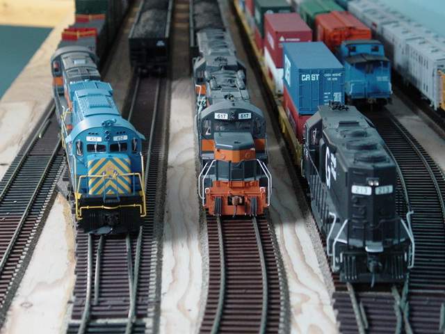 Action on the Plywood Central: The ModelRails Model Railroad and Toy ...