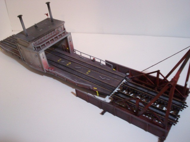 Double Track Railcar Ferry and Dock: The ModelRails Model Railroad and ...