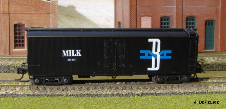 B&M milk car on the NQMRR: The ModelRails Model Railroad and Toy Train ...