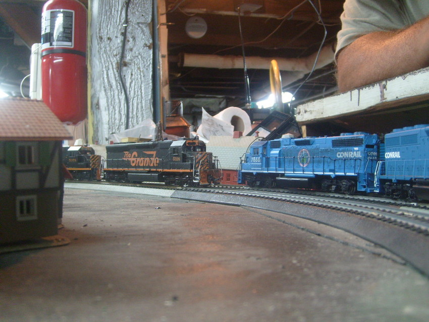 rio grande and conrail power on my layout: The ModelRails Model ...