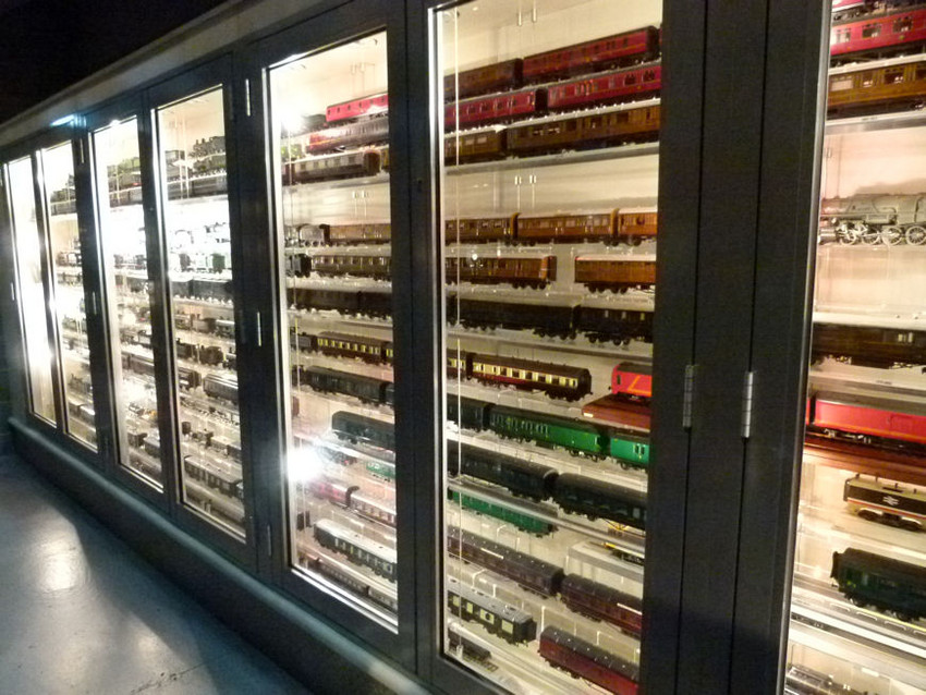 Large display case of models: The ModelRails Model Railroad and Toy ...
