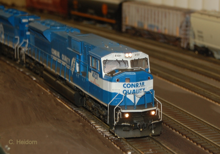 Conrail 4101 at Southern New England O Scalers.: The ModelRails Model ...